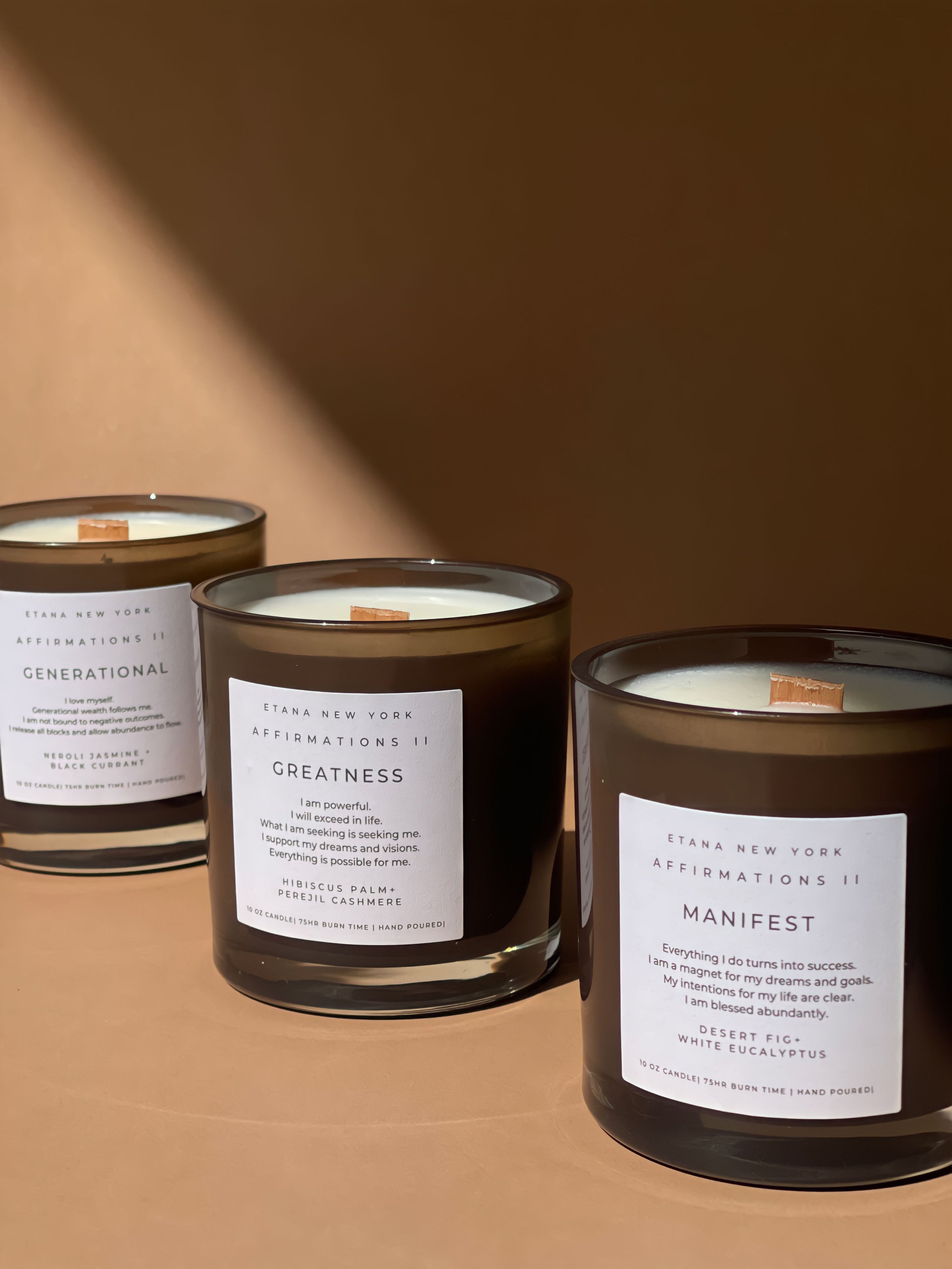 AFFIRMATIONS II TRIO CANDLE COLLECTION – ETANA NEW YORK